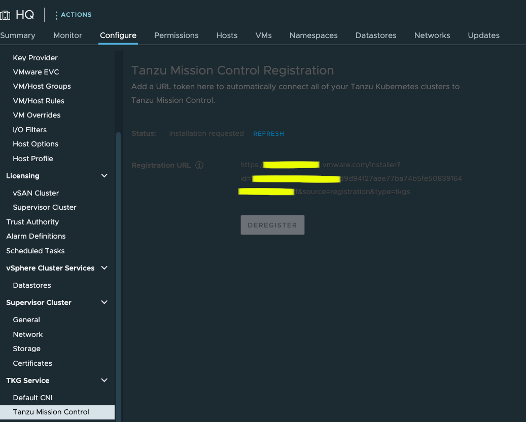 Adding Supervisor Cluster to the Tanzu Mission Control (TMC) - vMattroman