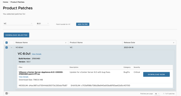 Patching Vcenter Server Using Iso And Shell Vmattroman