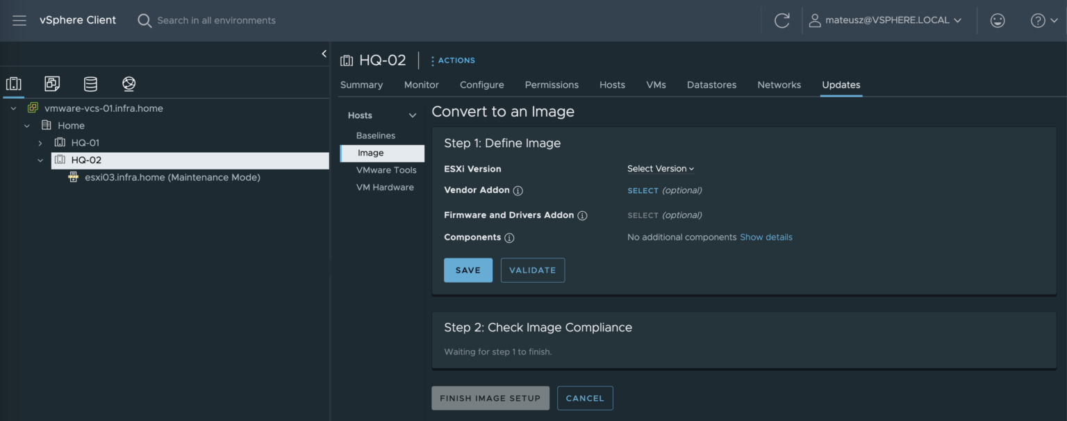 How To Upgrade Esxi Host From Version 7 To Version 8 With Vlcm Vmattroman