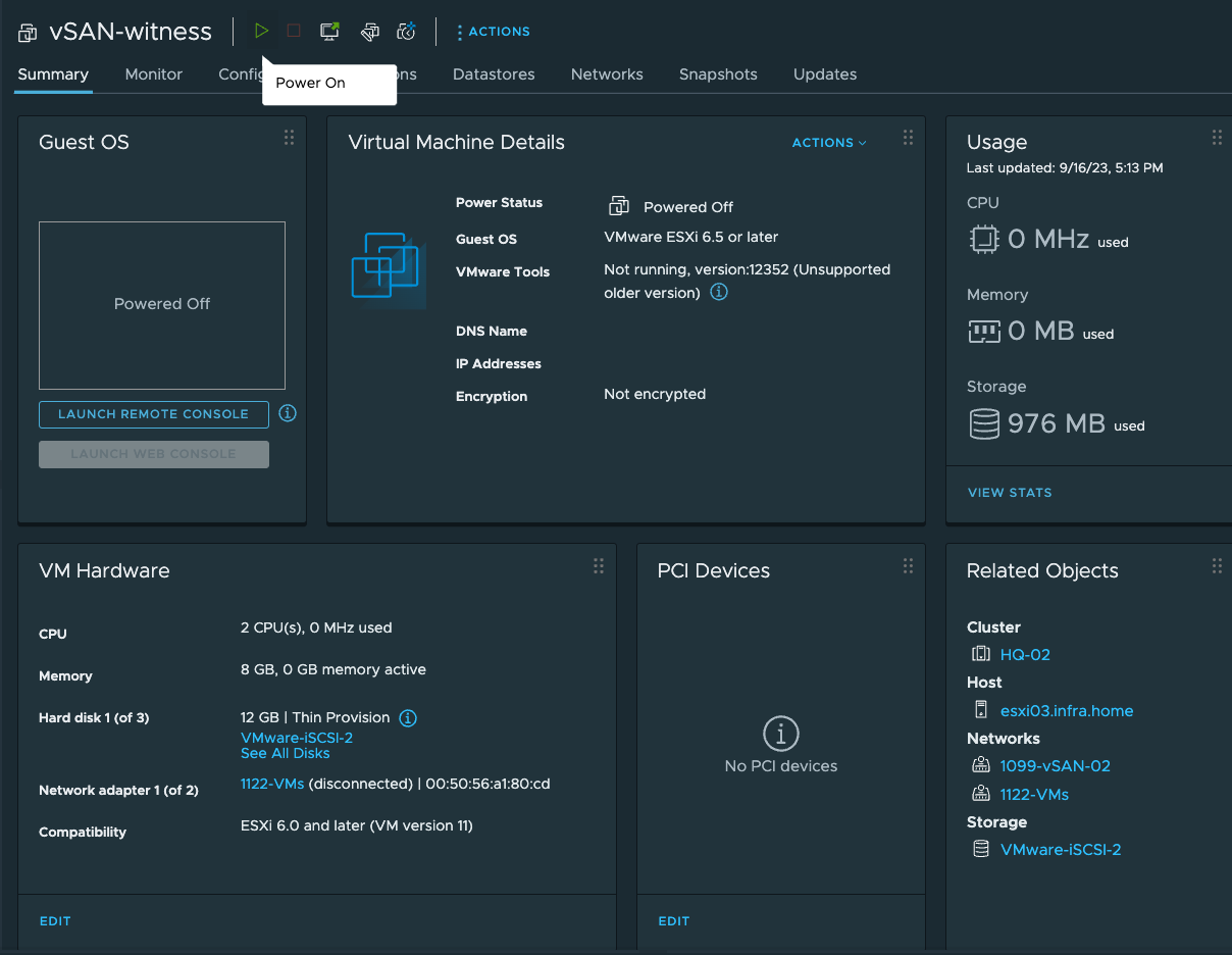 vSAN 8 – 2-Node Cluster deployment - vMattroman