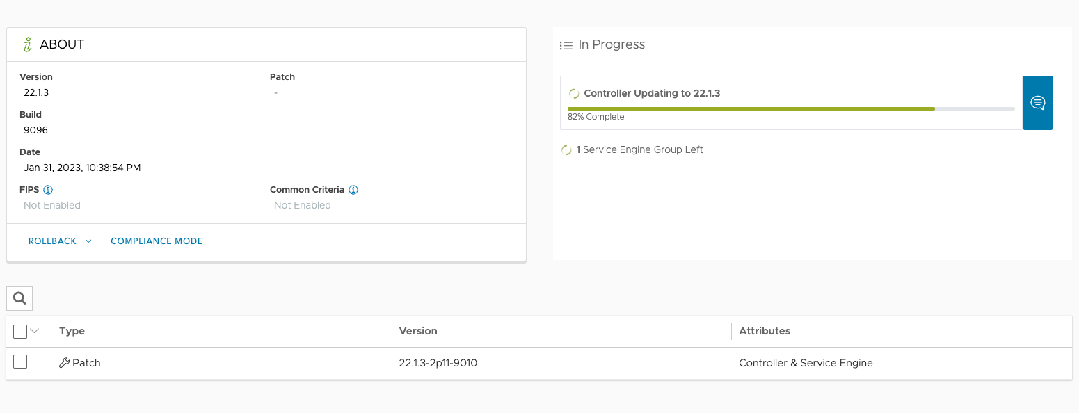 VMware NSX Advanced Load Balancer (Avi) – upgrade & patch - vMattroman