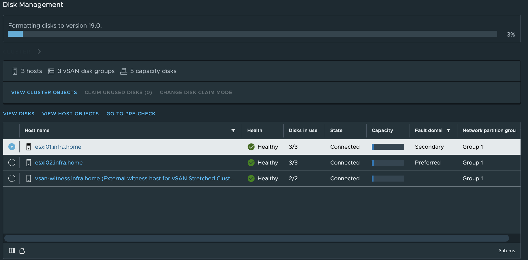 Updating vSAN disk version in vSphere 8.0 U2 - vMattroman