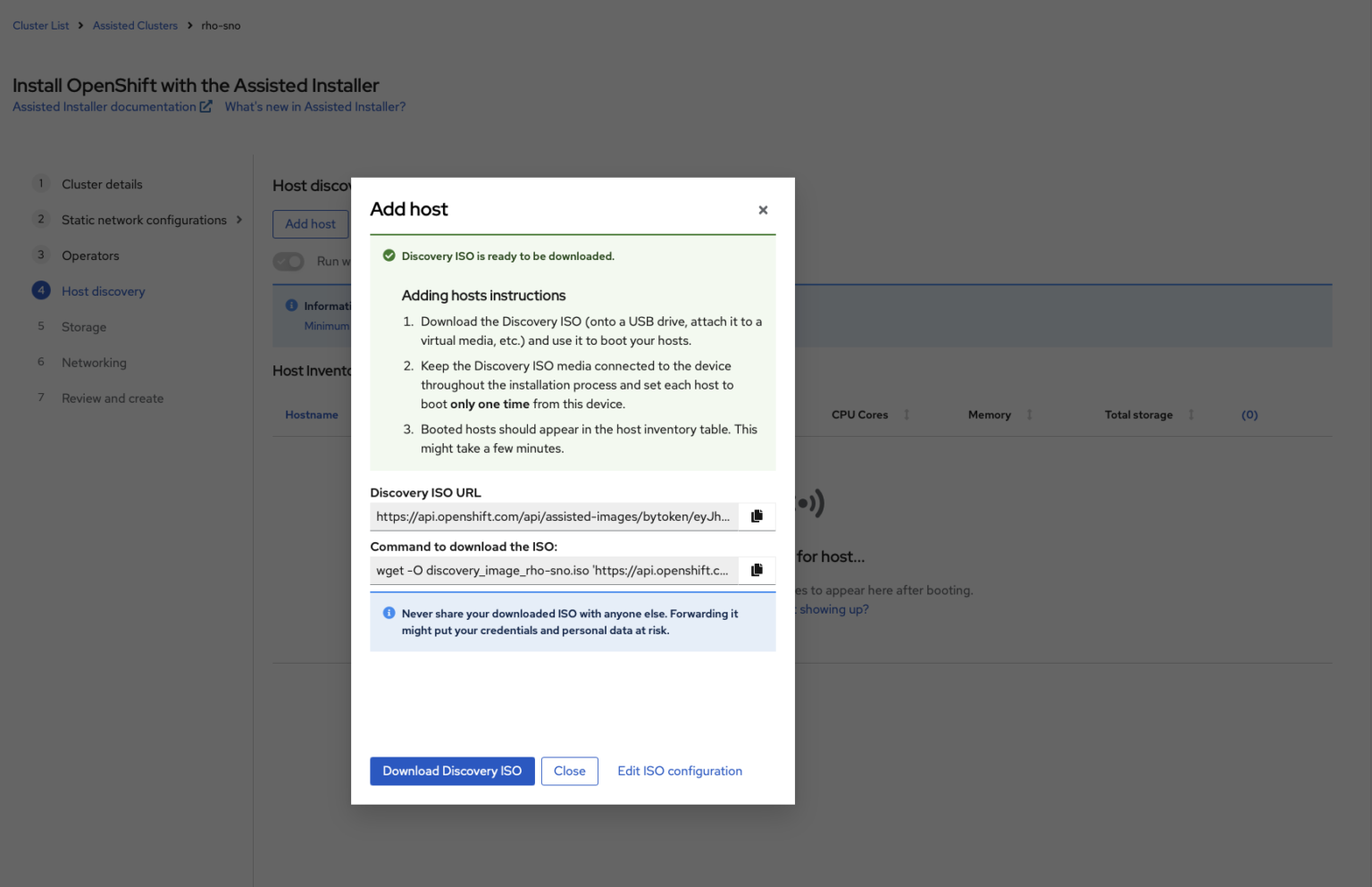 Red Hat OpenShift Single Node – Assisted Installer - vMattroman