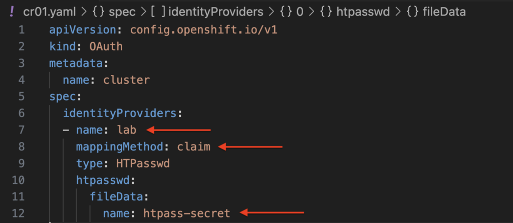 Red Hat Openshift Configuring An Htpasswd Identity Provider Vmattroman