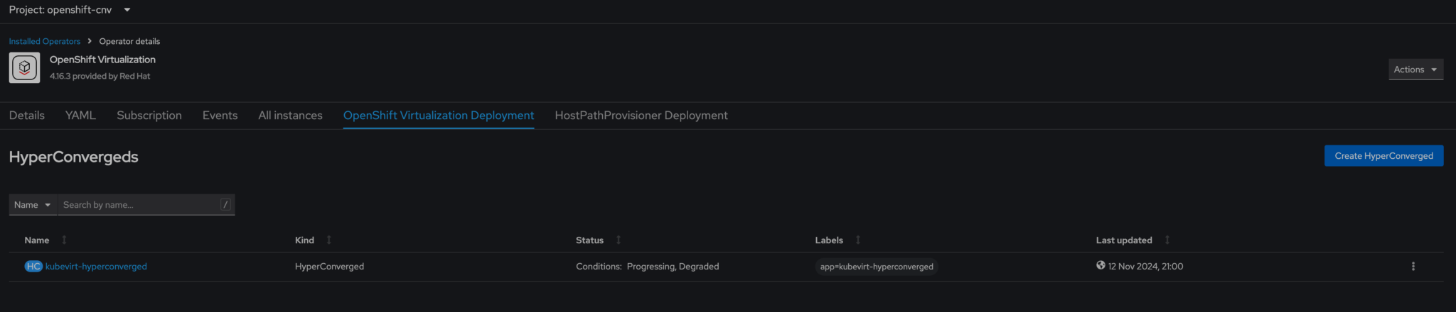 Red Hat OpenShift – Configuring Virtualization - vMattroman