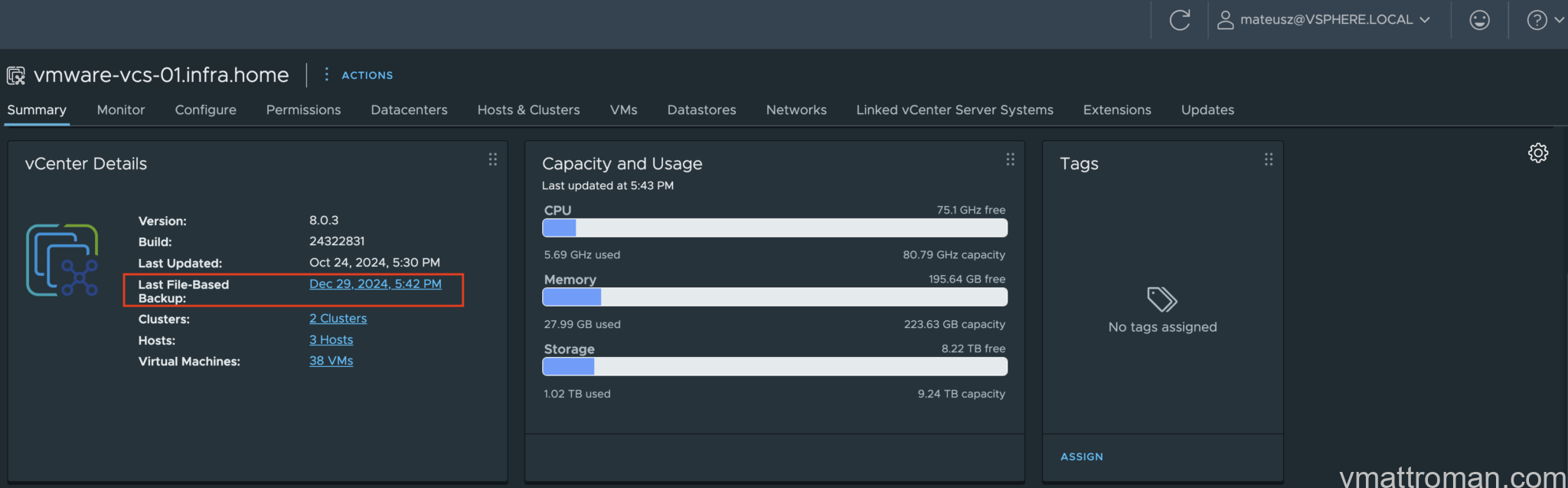 Configuring VMware VCSA backup using NFS - vMattroman